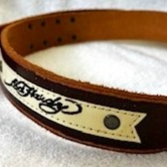 Ed Hardy | Accessories | Ed Hardy Leather Previously Loved American ...